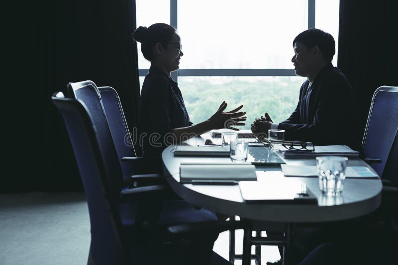 Job interview stock photo. Image of corporate, businessman - 77554074