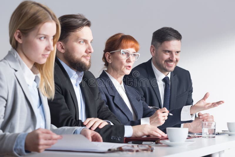 Job Interview Requires Commitment from Both Sides Stock Photo - Image ...