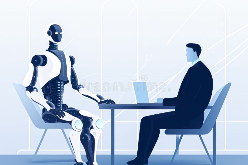 Interview Robot Stock Illustrations – 423 Interview Robot Stock ...