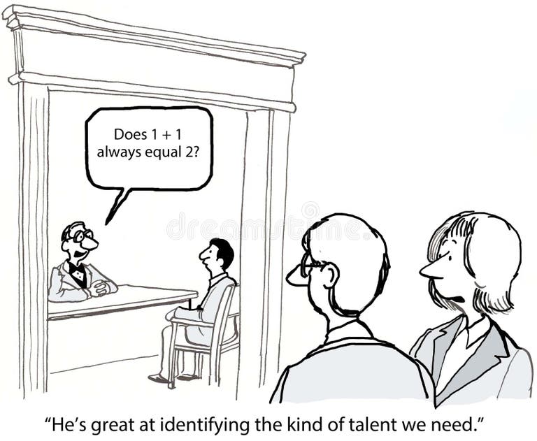 Job Interview Humor Stock Illustrations – 146 Job Interview Humor Stock ...