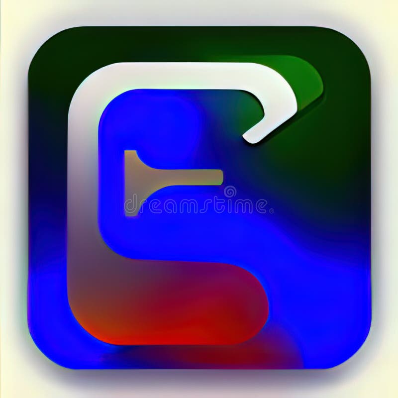 Job Interview Software App Style Icon. Generative AI. Stock ...