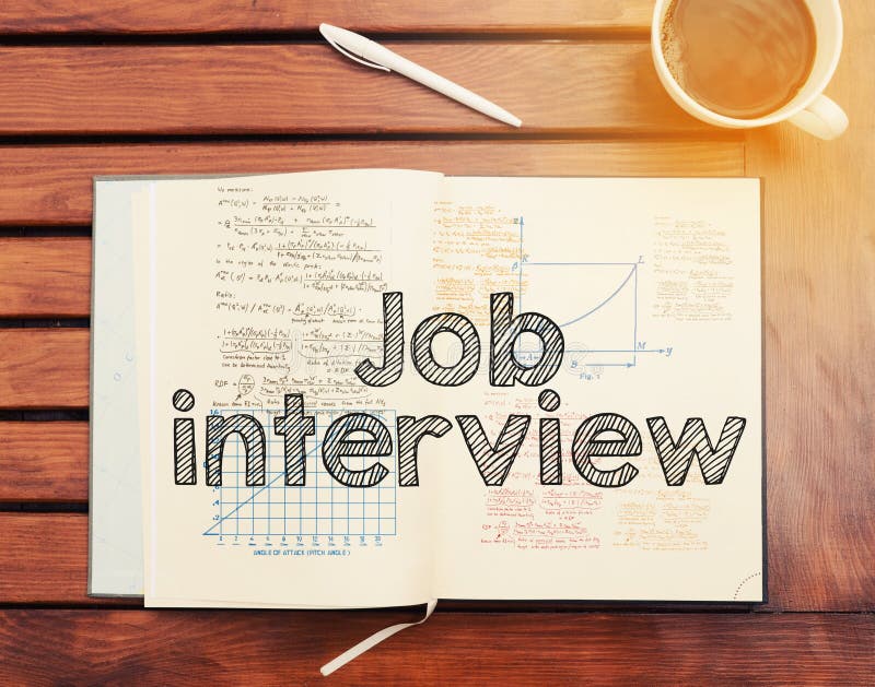 Job Interview Text on Sticky Notes with Office Desk Concept Stock Photo ...