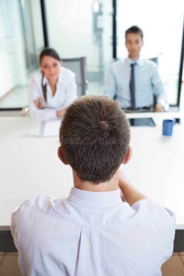 Job interview stock image. Image of indoors, occupation - 33919979