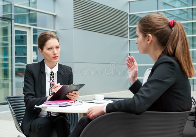 Job interview stock photo. Image of employment, boss - 60866054