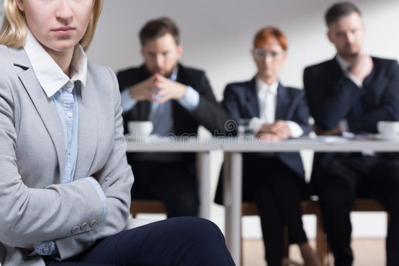 Job Interviews are so Stressful Stock Photo - Image of corporate ...
