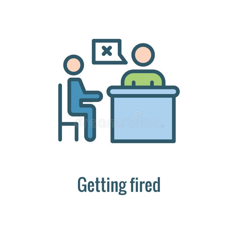 Getting Fired #2 stock illustration. Illustration of staff - 347416