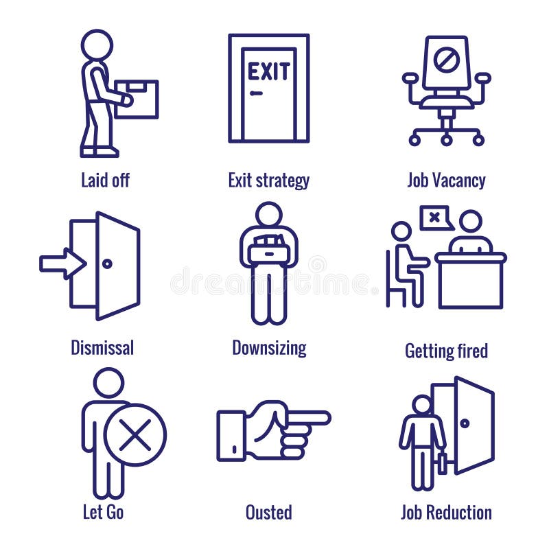Employee Icon Termination Stock Illustrations – 209 Employee Icon ...