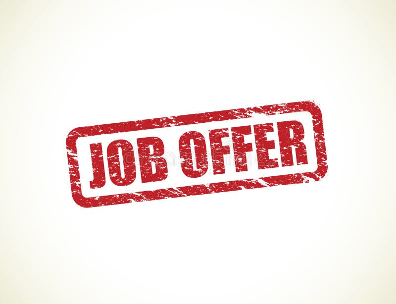 Job offer stamp stock vector. Illustration of post, professional - 85284767