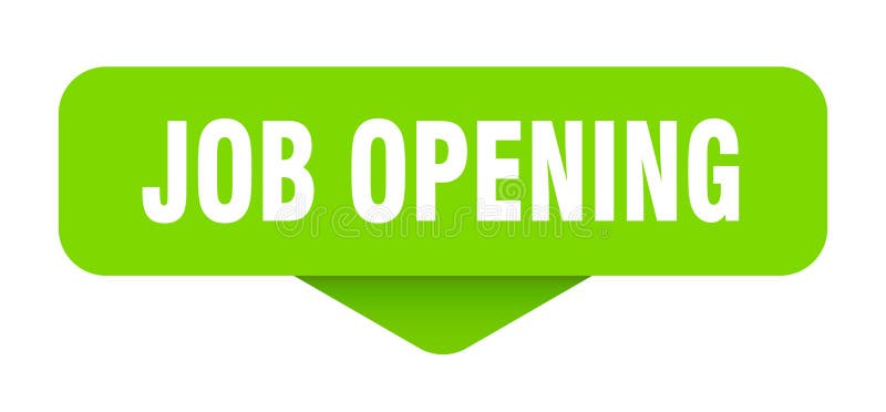 Job Opening Sticker. Job Opening Sign on Transparent Background Stock ...