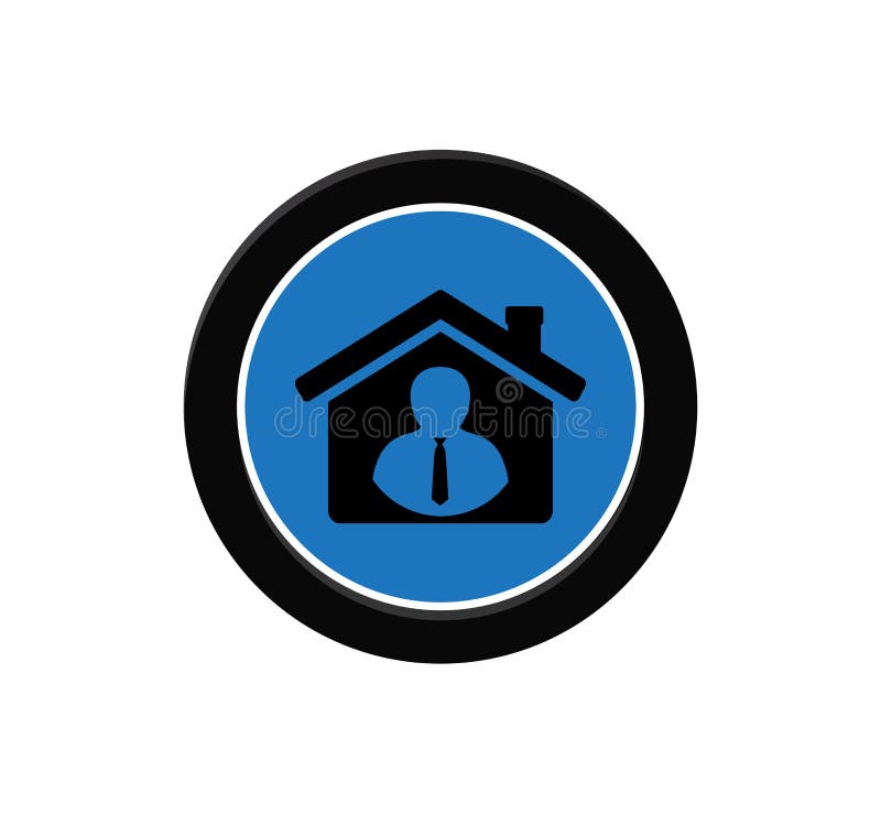 Job Professional House Icon Vector Logo Design Stock Illustration ...