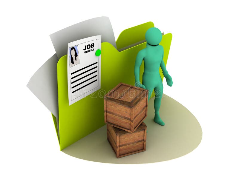 Job profile icon stock illustration. Illustration of information - 9884222