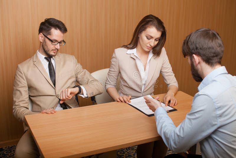 Job recruitment interview stock photo. Image of businesswoman - 89890492