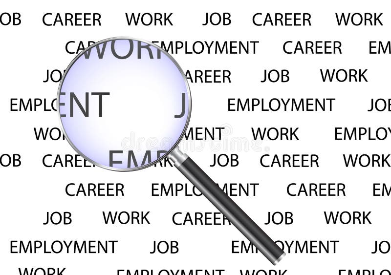 Job Search stock vector. Illustration of outlook, classifieds - 11552985