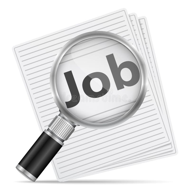 Job Search Logo stock vector. Illustration of transparent - 21089305