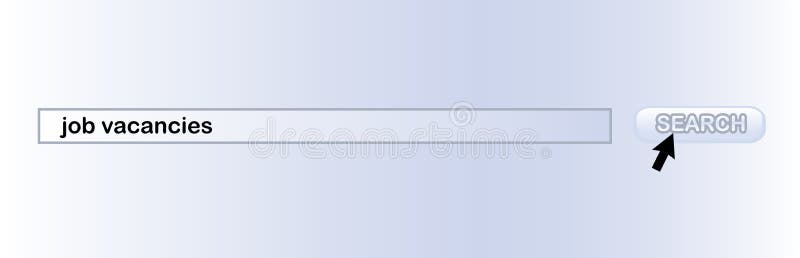 Job search stock vector. Illustration of help, line, blue - 8181908