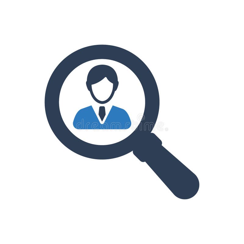 Job Search Icon is a Simple Illustration . this is Perfect for Use in ...