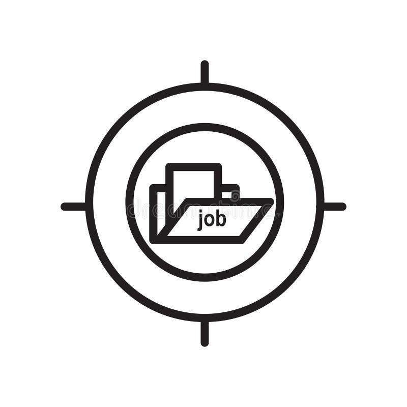 Search Icon Vector Isolated on White Background, Logo Concept of Stock ...