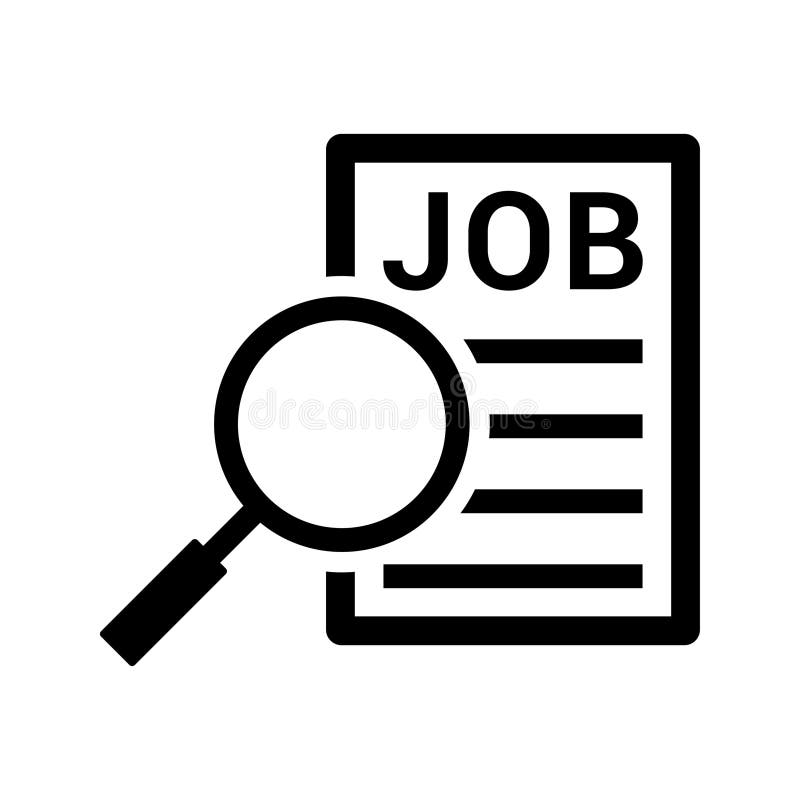 Job Seeking icon stock vector. Illustration of career - 327467967
