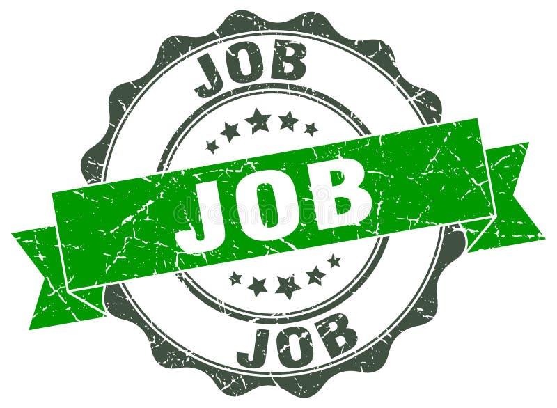 Job stamp stock vector. Illustration of grunge, banner - 95267367