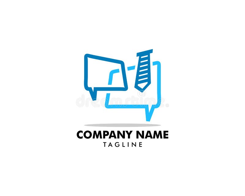 Job Talk Logo Template Design Vector Stock Vector - Illustration of ...