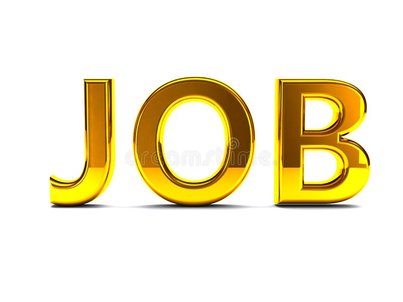 Job Text Stock Photo - Image: 14480070