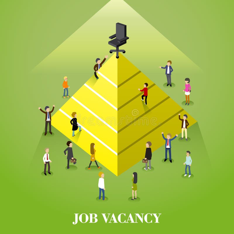 Job vacancy stock vector. Illustration of employee, occupation - 58557314