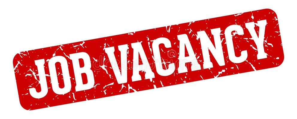 Job Vacancy Rectangular Sign. Job Vacancy Stamp Stock Vector ...