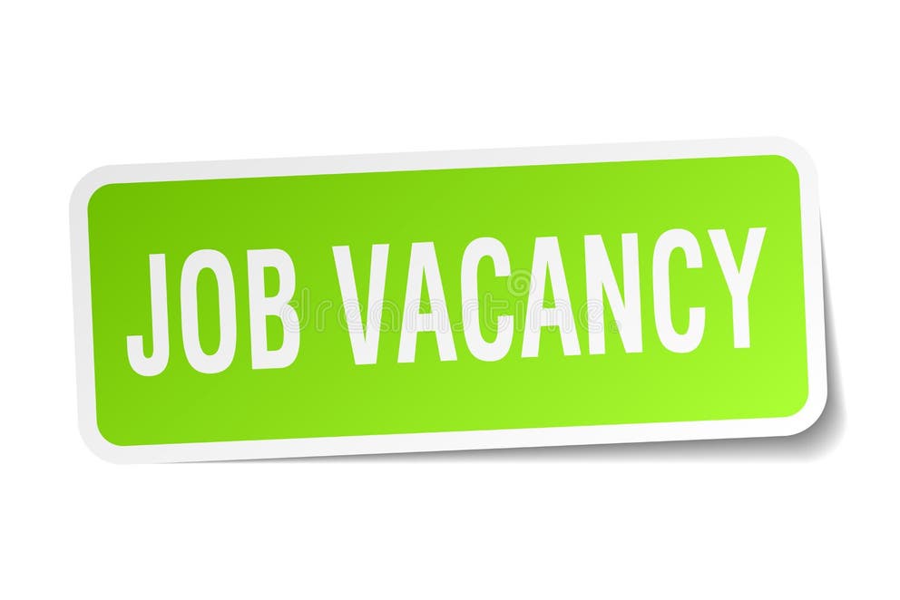 Job vacancy square sticker stock vector. Illustration of vector - 94844957