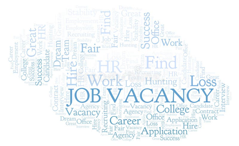 Vacancy word on a sticker stock vector. Illustration of bubble - 129812809