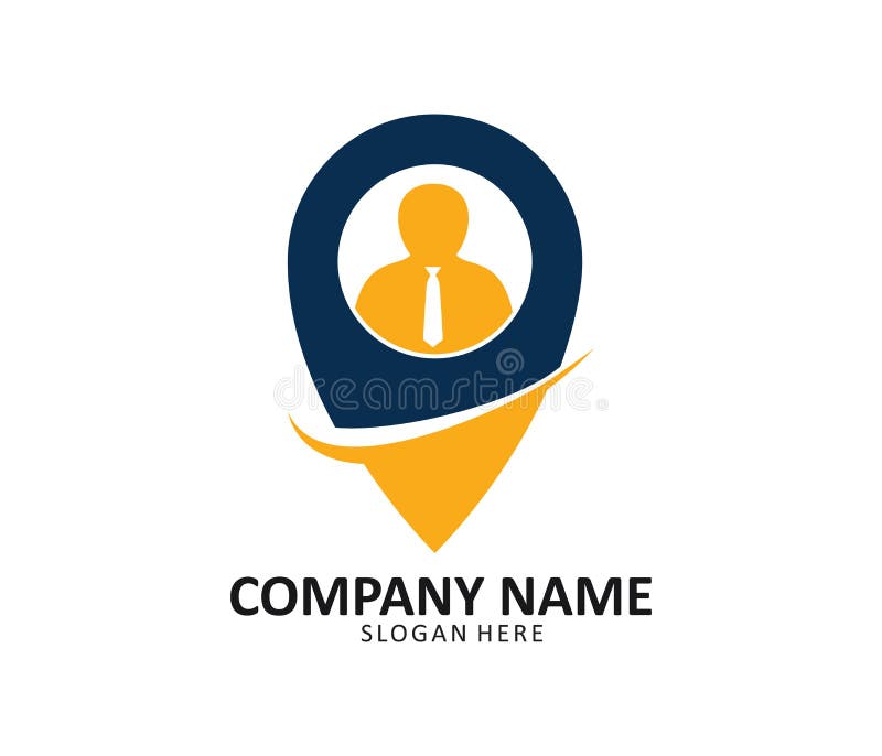 Job Vacancy Work Search Logo Design Stock Vector - Illustration of seek ...