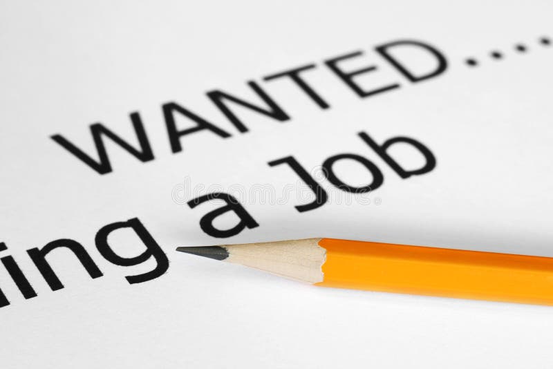 Job wanted stock image. Image of seek, employee, search - 181438541