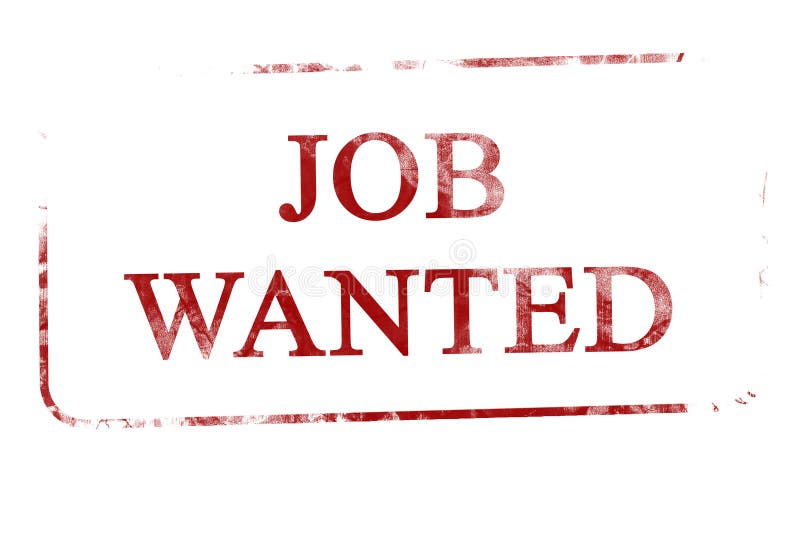 Job wanted stock illustration. Illustration of jobs, spots - 7014181