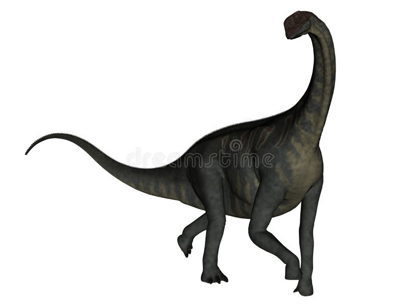 Jobaria Dinosaur Walking - 3D Render Stock Illustration - Illustration ...