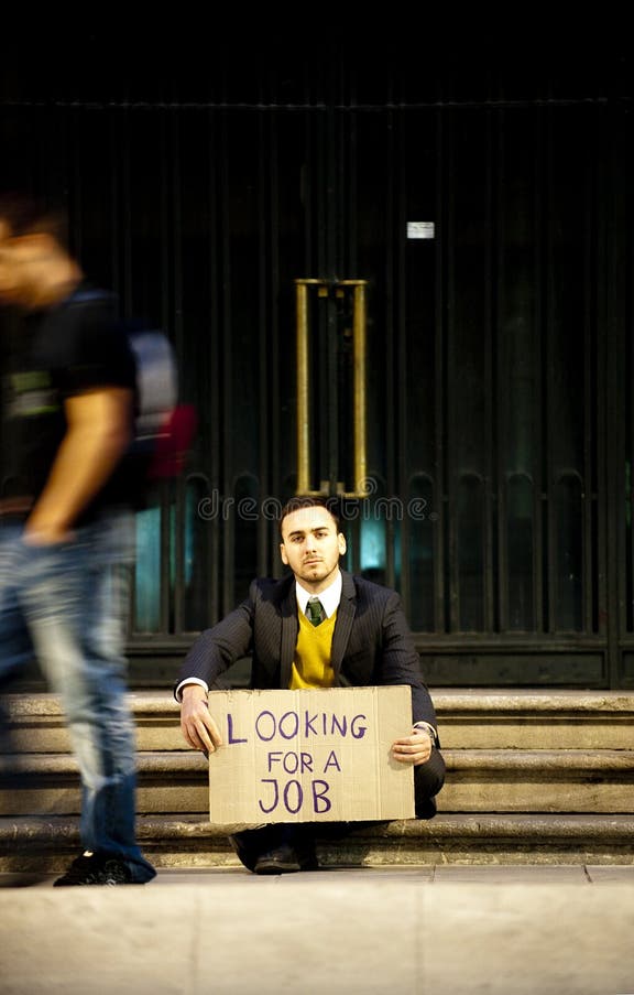 Jobless man stock image. Image of finance, businessman - 11547027