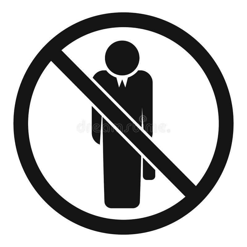Office Unemployed Man Icon, Simple Style Stock Vector - Illustration of ... Office Unemployed Man Icon, Simple Style Stock Vector - Illustration of ...
