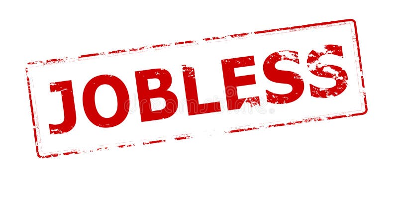 Jobless stock illustration. Illustration of concept, stamp - 92106713