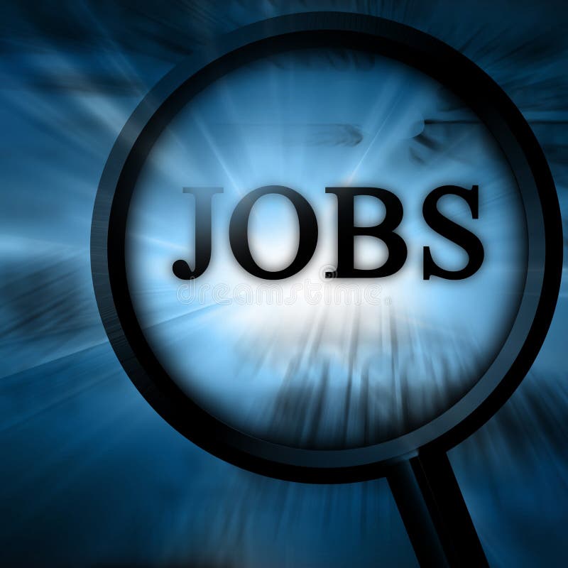 Jobs stock illustration. Illustration of search, economy - 7625861