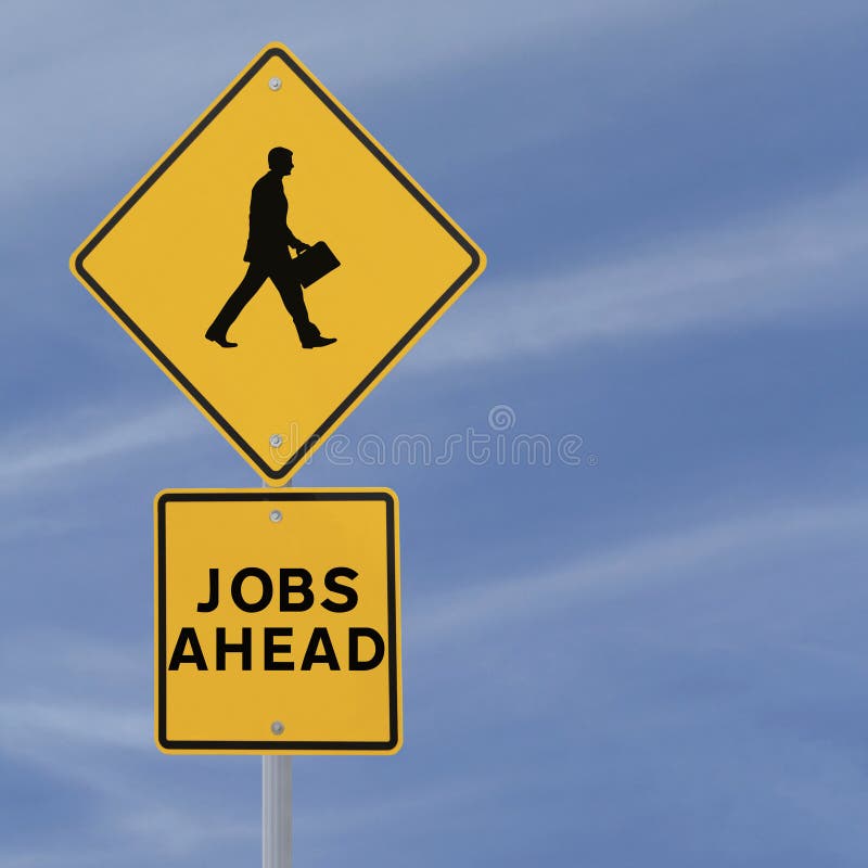 Jobs Employment Sign Symbol Economy Stock Image - Image of workers ...