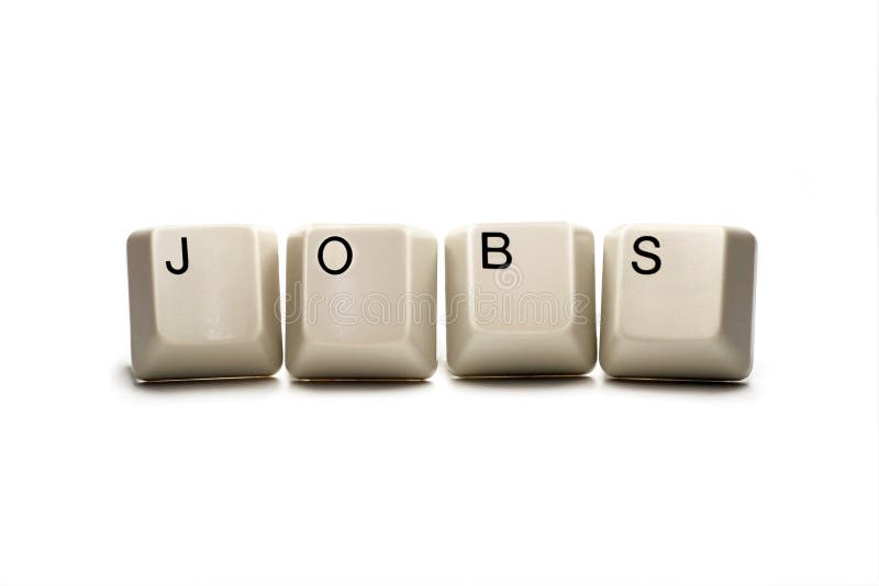Jobs Button on Computer Keyboard Stock Image - Image of concept ...