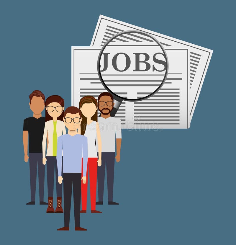 Jobs concept design stock vector. Illustration of resume - 65884007