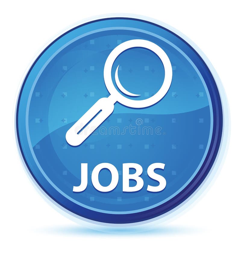 Jobs Midnight Blue Prime Round Button Stock Vector - Illustration of ...