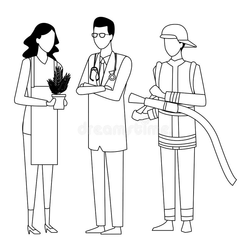 Faceless Firefighter Stock Illustrations – 63 Faceless Firefighter ...