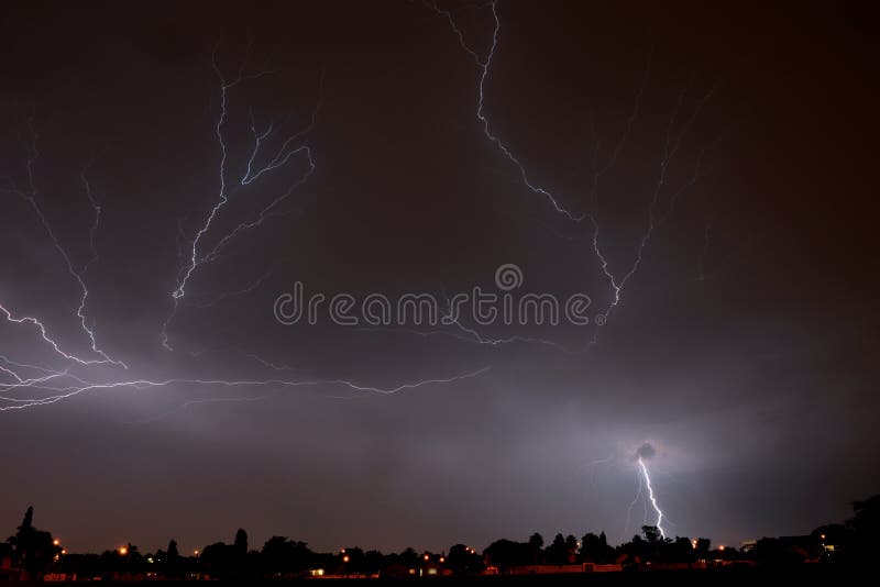 Joburg Lightning 7 stock image. Image of kempton, clouds - 66694135