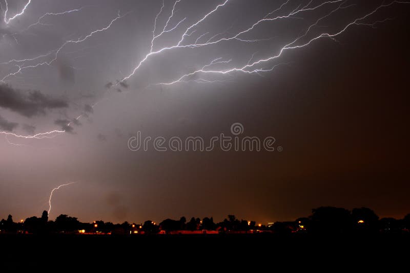 Joburg Lightning 5 stock photo. Image of intense, birchleigh - 66694330