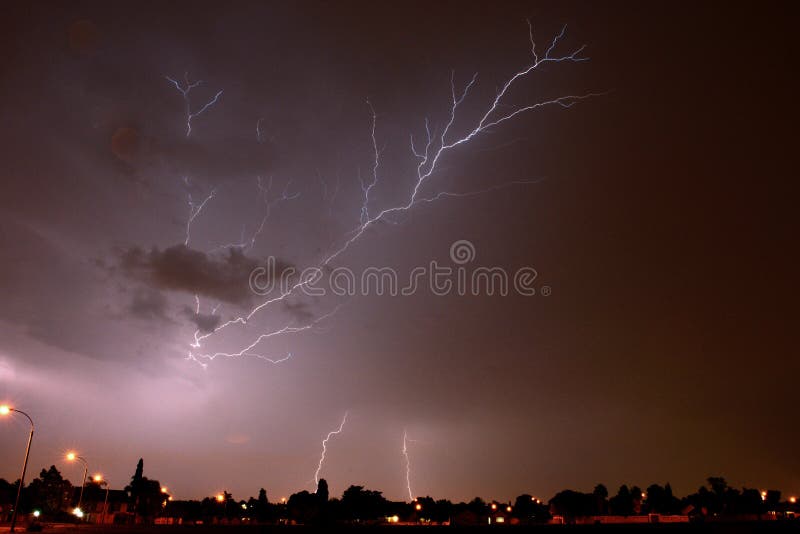 Joburg Lightning 4 stock image. Image of thunder, intense - 66694547