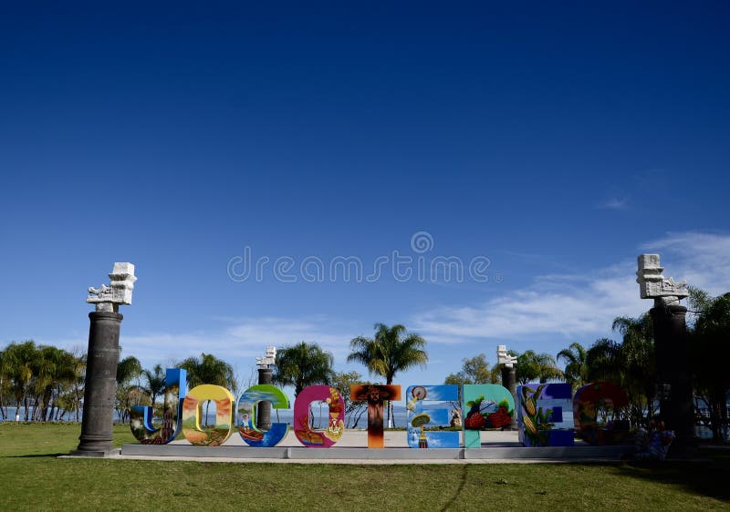 Jocotepec, Mexico-November 30, 2018: the Jocotepec Sign in Front of ...