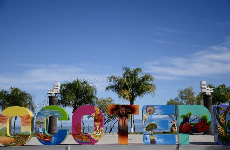 Jocotepec, Mexico-November 30, 2018: the Jocotepec Sign in Front of ...