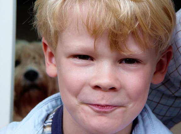 Jocular boy stock photo. Image of toddlers, joke, portrait - 14560