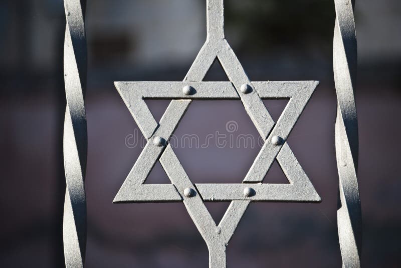 Jodenster stock foto. Image of staven, metaal, symbolen - 17517978