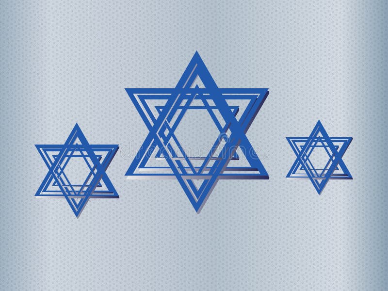 Jodenster vector illustratie. Illustration of ster, judaïsme - 23211949